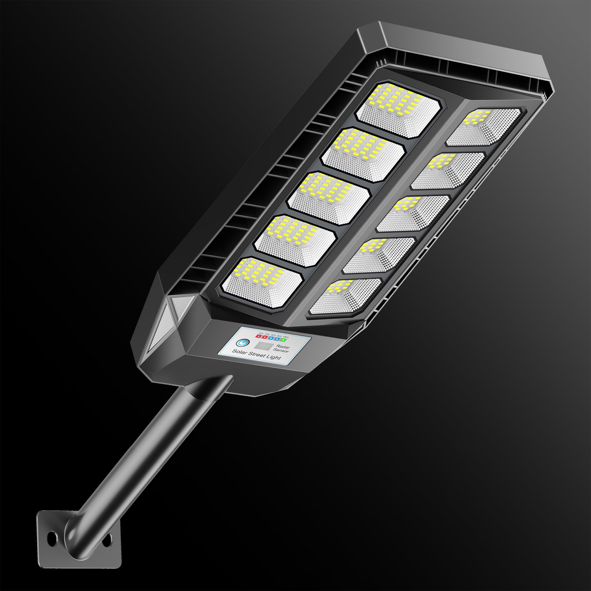 Hykoont TW001 Solar Street Light Dual-Lamp Design