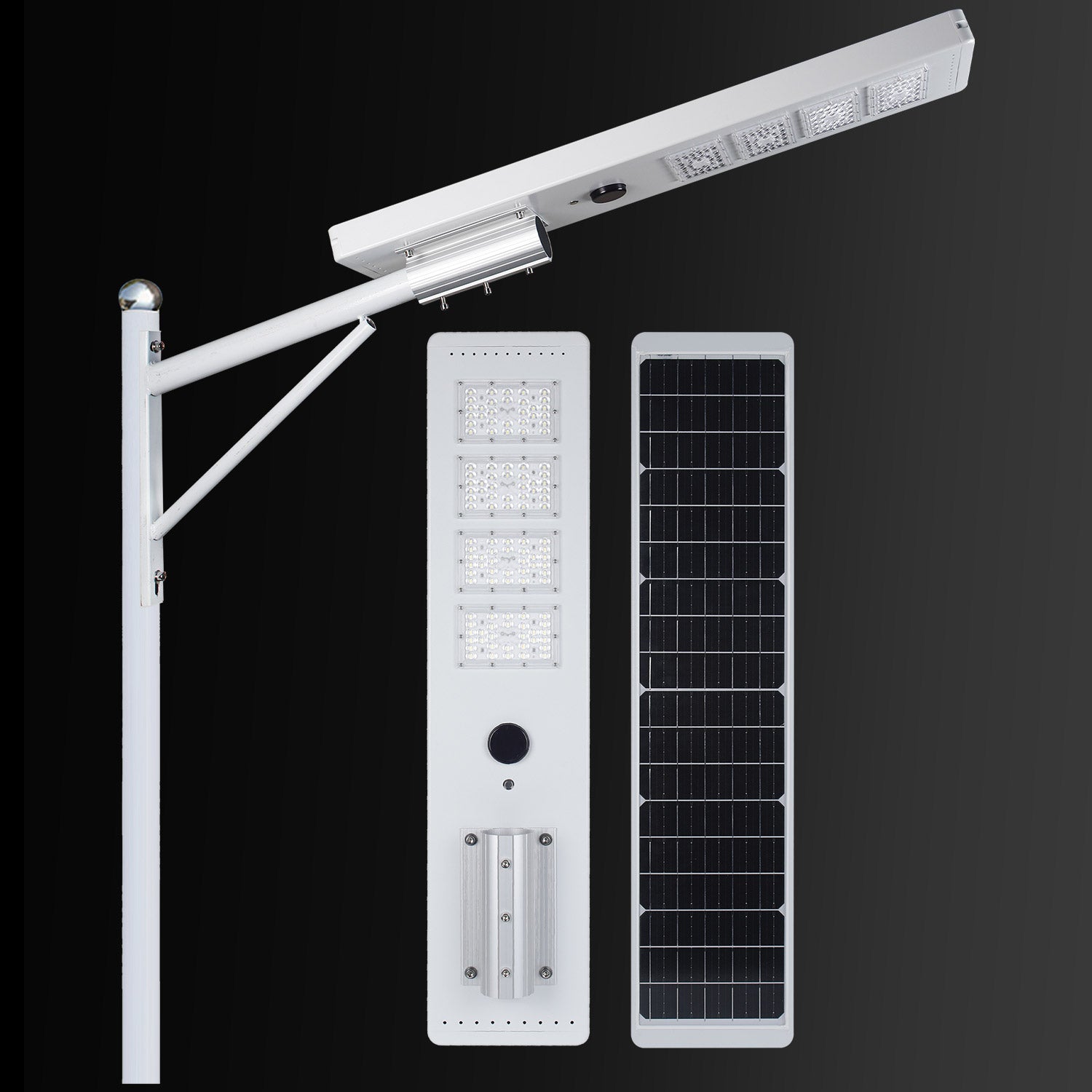 YK80-A 80W 9600LM Solar Street Light with 3 Types of Control and MPPT